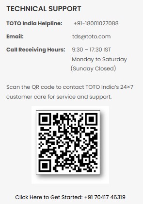 TOTO Spares India | TOTO Dealer | TOTO Products